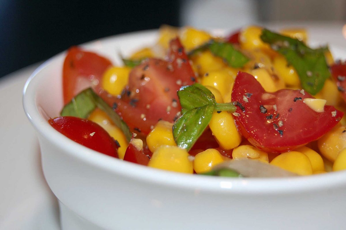 Corn and Tomato Fiesta Salad - CONFIDENT in the KITCHEN